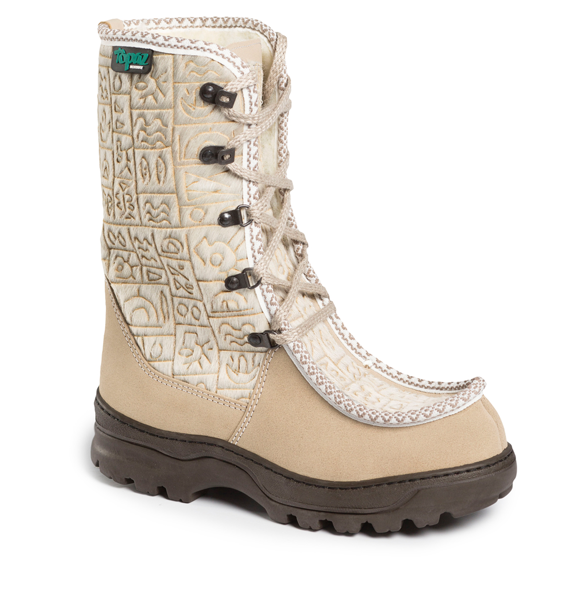 topaz runa boots offwhite - Topaz of Norway - Winter boots and slippers